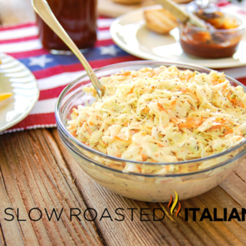Simple Cole Slaw - The Slow Roasted Italian