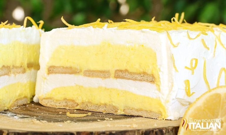 Lemon Icebox Cake + Video - The Slow Roasted Italian
