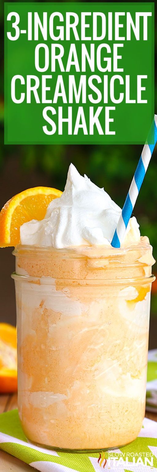 Orange Creamsicle Milkshake Recipe + Video - TSRI