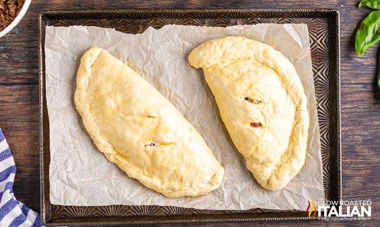 Homemade Italian Calzone Recipe - The Slow Roasted Italian