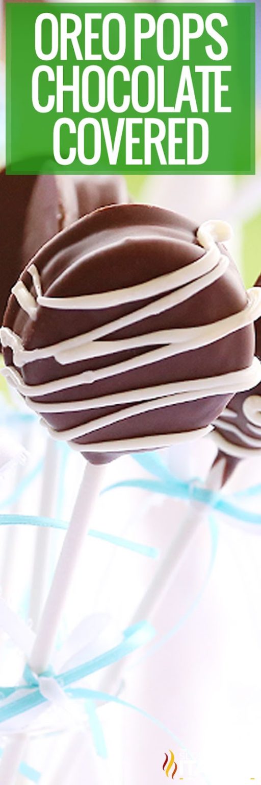 Chocolate Covered Oreo Pops - The Slow Roasted Italian