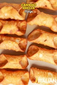 Cannoli Shells - The Slow Roasted Italian