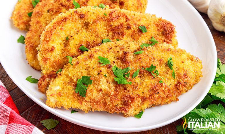 Italian Chicken Cutlet Recipe - The Slow Roasted Italian