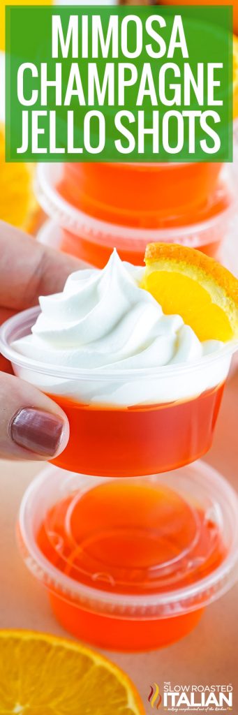 Mimosa Champagne Jello Shots - The Slow Roasted Italian