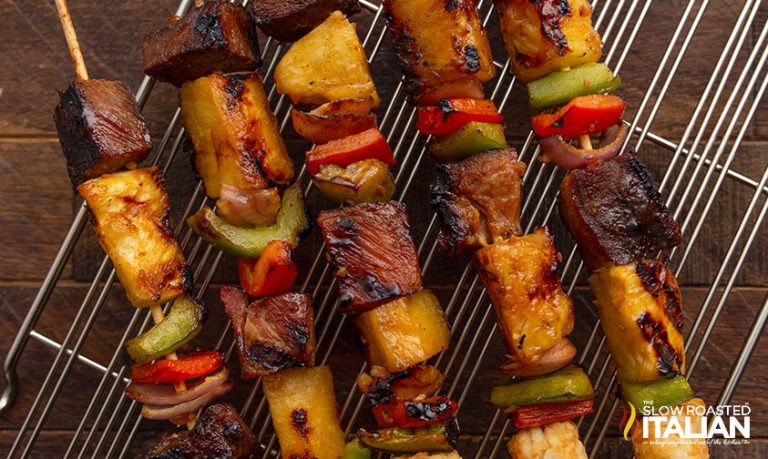 Hawaiian Grilled Shish Kabobs with Ham - TSRI