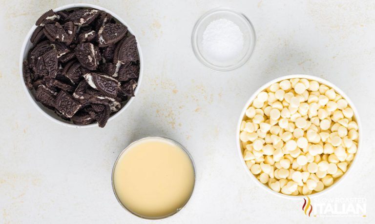 Easy White Chocolate Oreo Fudge (3 Ingredient Recipe) - The Slow ...