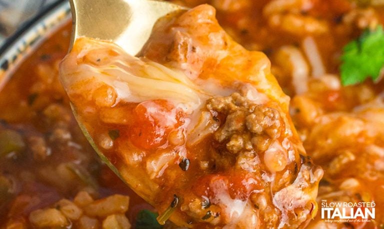 Stuffed Pepper Soup Recipe (Culver's Copycat) - The Slow Roasted Italian