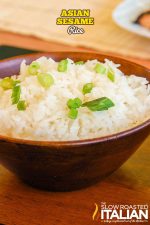 Asian Sesame Scallion Rice - The Slow Roasted Italian