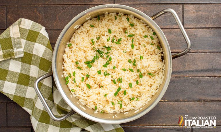Asian Sesame Scallion Rice - The Slow Roasted Italian