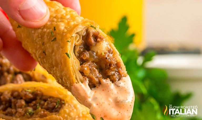 Cheeseburger Spring Rolls (Cheesecake Factory Copycat) - The Slow ...