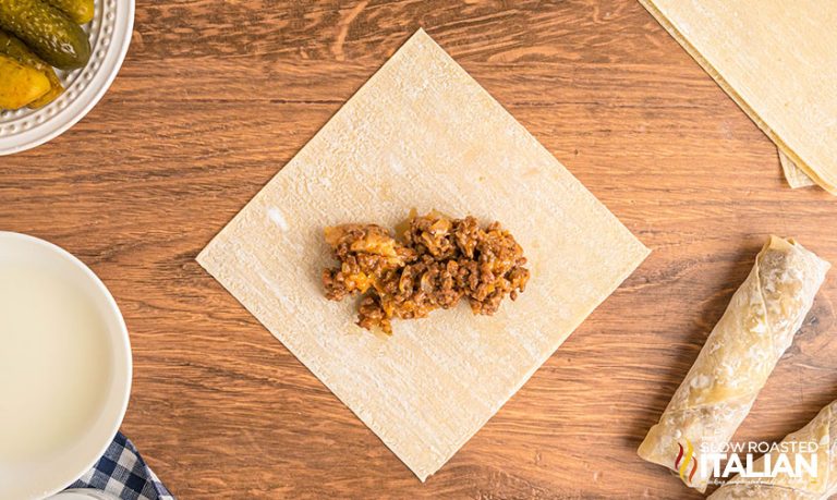 Cheeseburger Spring Rolls (Cheesecake Factory Copycat) - The Slow ...