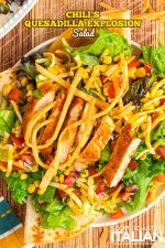 Quesadilla Explosion Salad (Chili’s Copycat Recipe) - The Slow Roasted ...