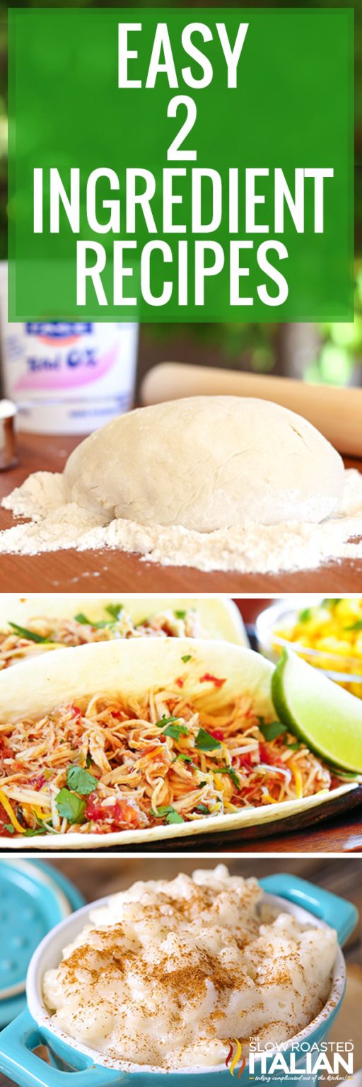 The Best Easy 2 Ingredient Recipes - The Slow Roasted Italian