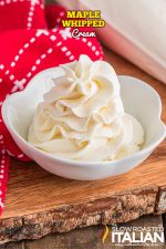 Homemade Quick and Easy Maple Whipped Cream Recipe - The Slow Roasted ...