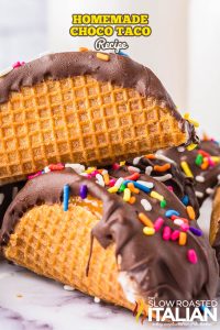 Homemade Choco Taco Recipe (Preps in 15 Minutes!) - The Slow Roasted ...