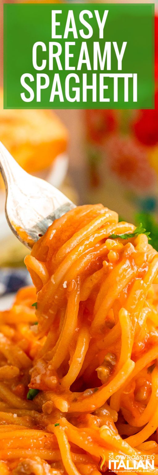 Easy Homemade Creamy Spaghetti Recipe - The Slow Roasted Italian