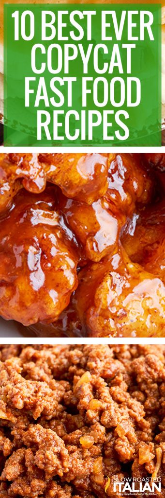 10 Best Ever Copycat Fast Food Recipes - TSRI