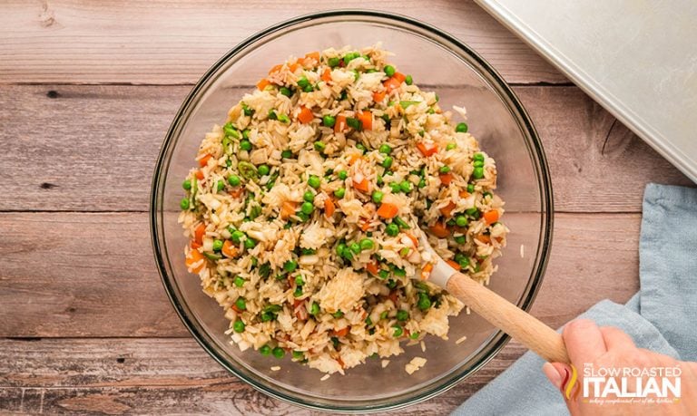 Easy Sheet Pan Fried Rice - The Slow Roasted Italian