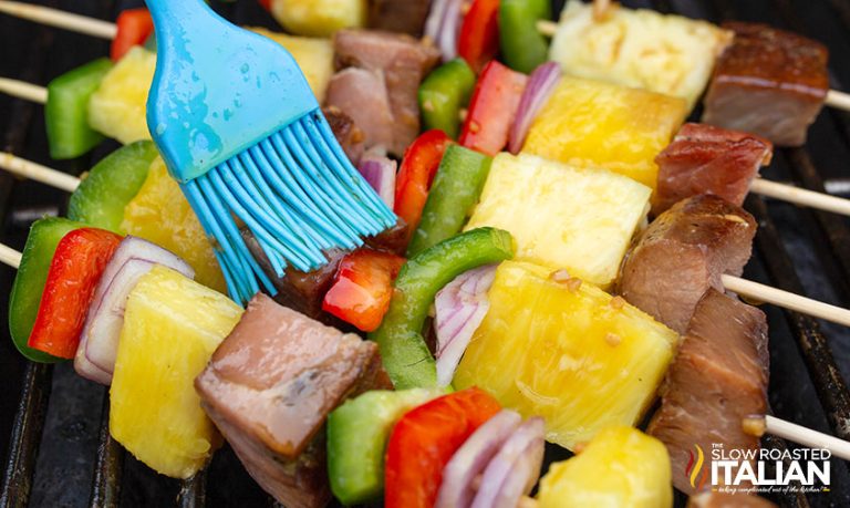 Grilled Hawaiian Kabobs with Ham and Pineapple - TSRI