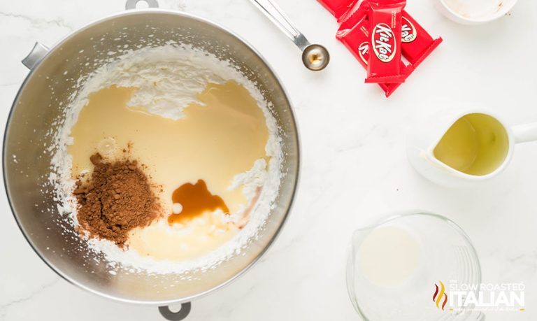 No Churn Kit Kat Ice Cream - The Slow Roasted Italian