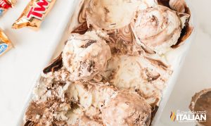 Twix Ice Cream (No Churn Recipe!) - The Slow Roasted Italian