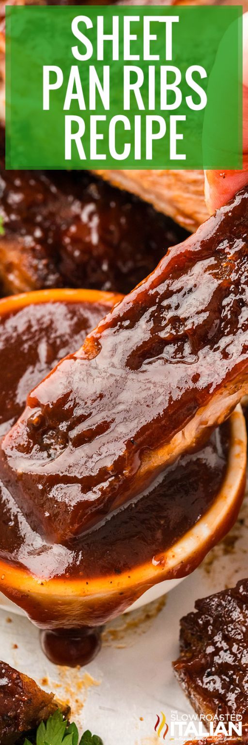 Oven Baked Ribs (Sheet Pan Recipe) - The Slow Roasted Italian